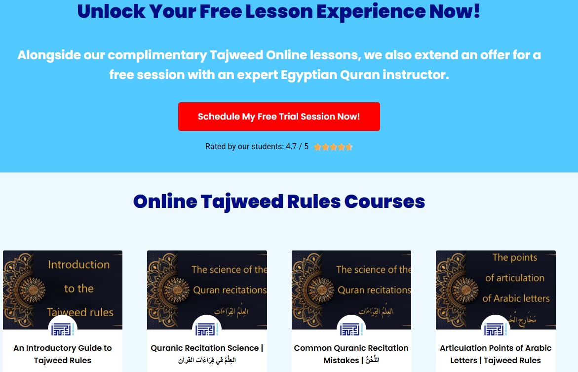 The Best Website to Learn Quran Recitation Online for Free - Al-dirassa - Best Online Arabic ...